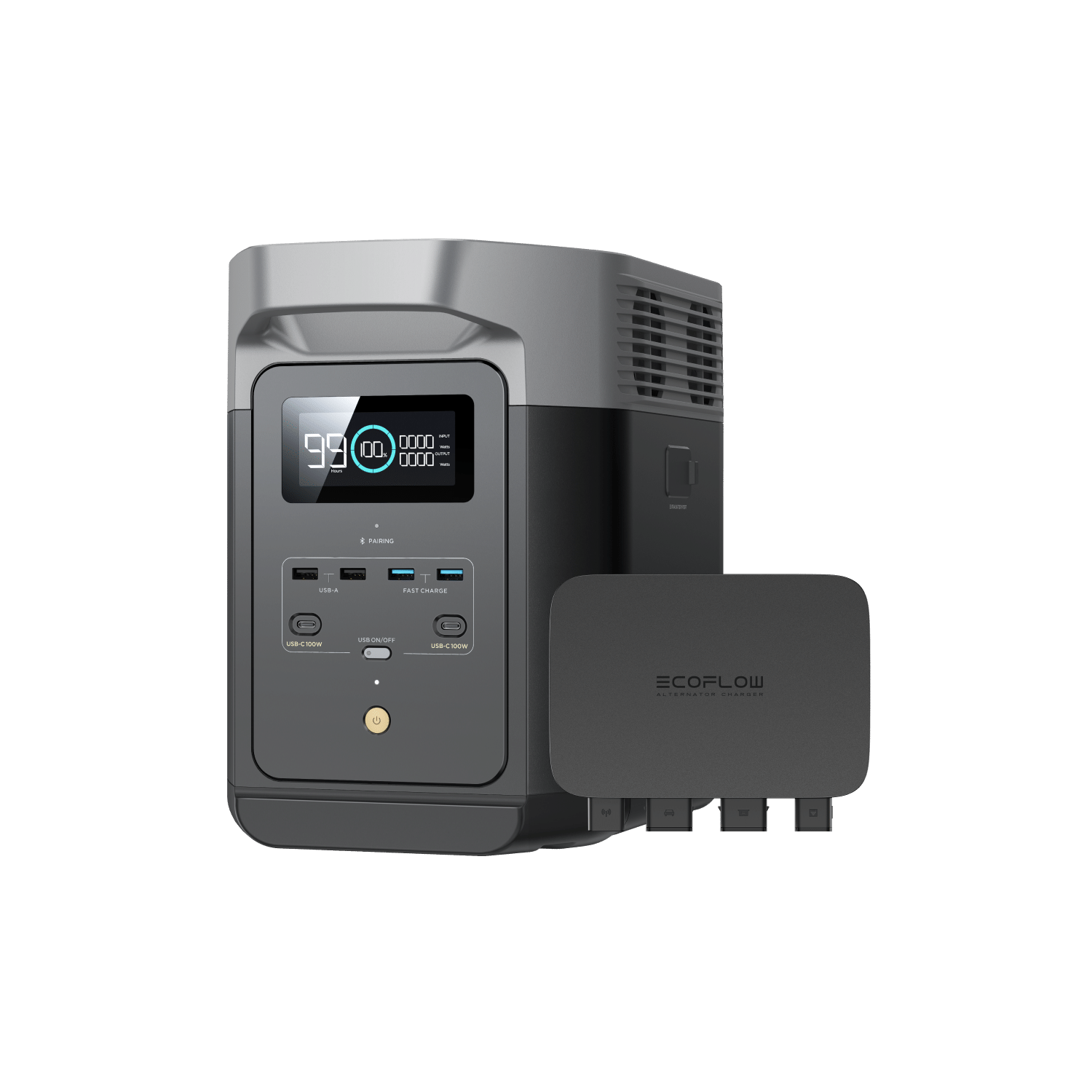 EcoFlow 800W Dynamo Lader + EcoFlow DELTA 2